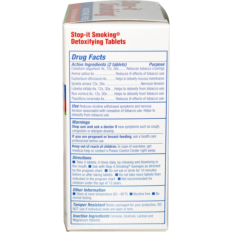 NatraBio, Stop-it Smoking, 2-Part Quit Smoking Kit, Nicotine Free, 48 ...