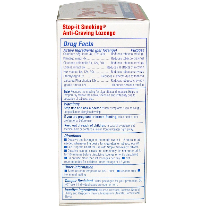 NatraBio, Stop-it Smoking, 2-Part Quit Smoking Kit, Nicotine Free, 48 ...