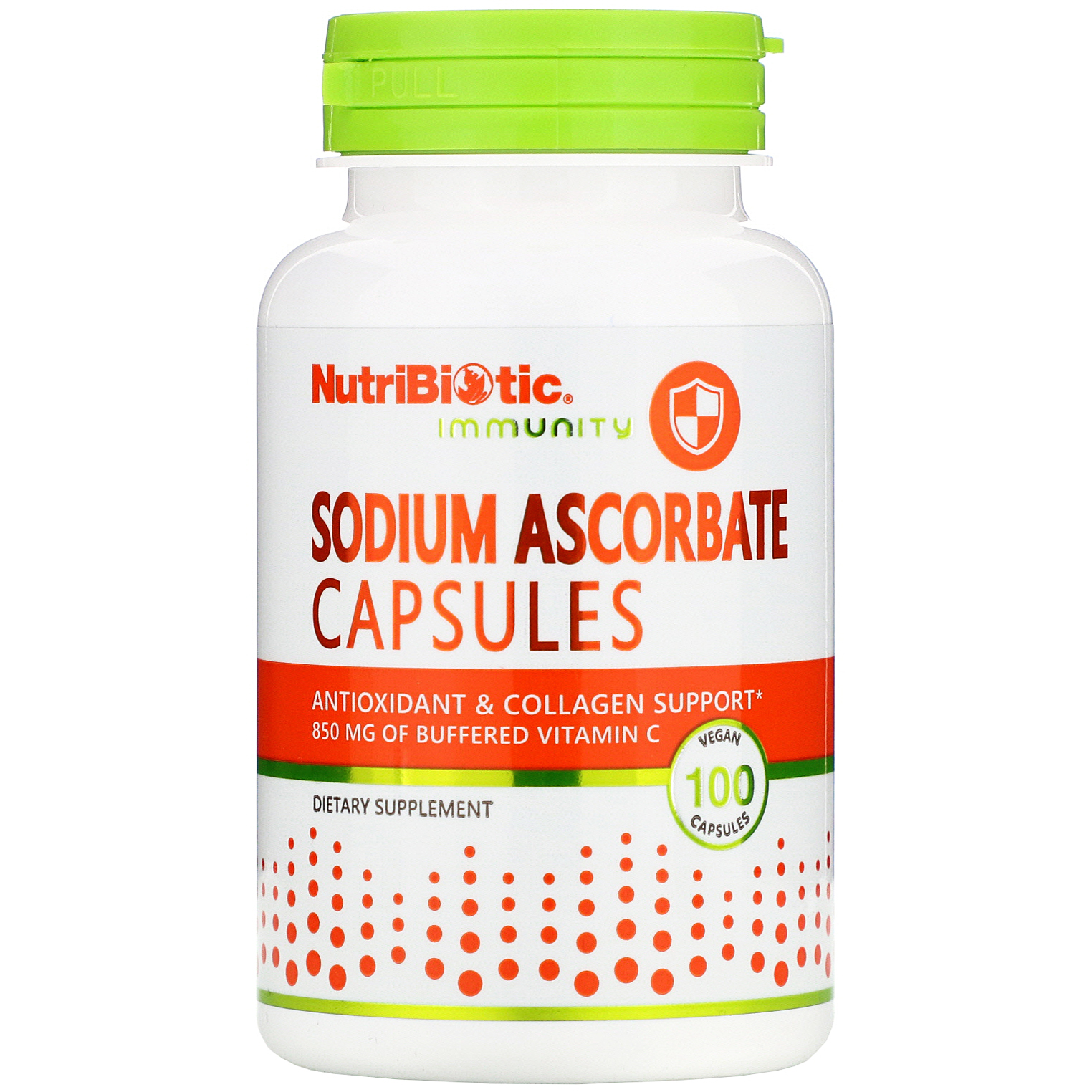 NutriBiotic, Immunity, Sodium Ascorbate, 100 Vegan Capsules - iHerb