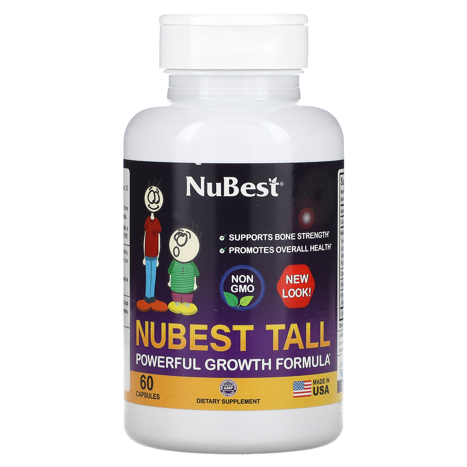 NuBest, Tall, Powerful Growth Formula, 60 Capsules
