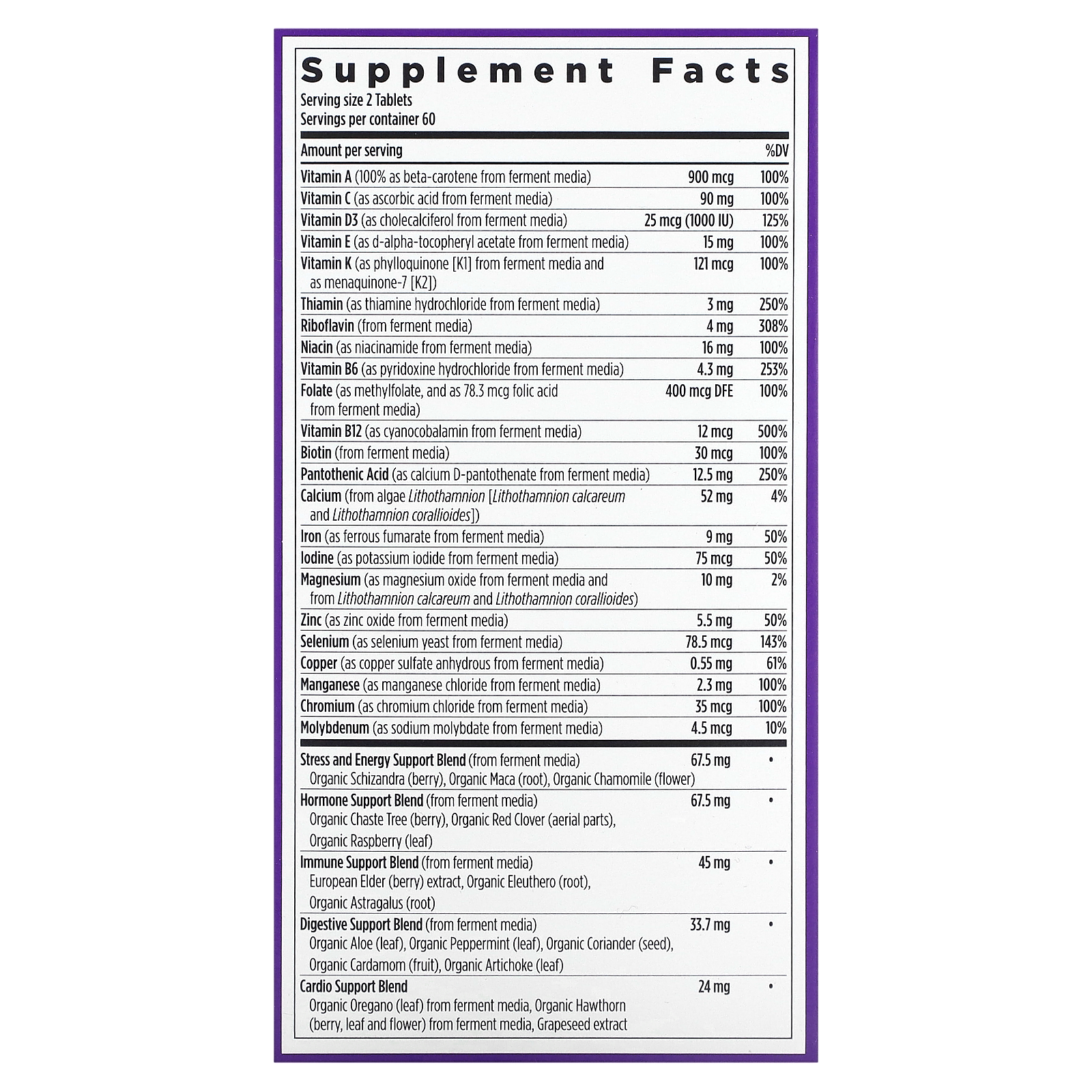 New Chapter, Women's Advanced Multivitamin, 120 Vegetarian Tablets