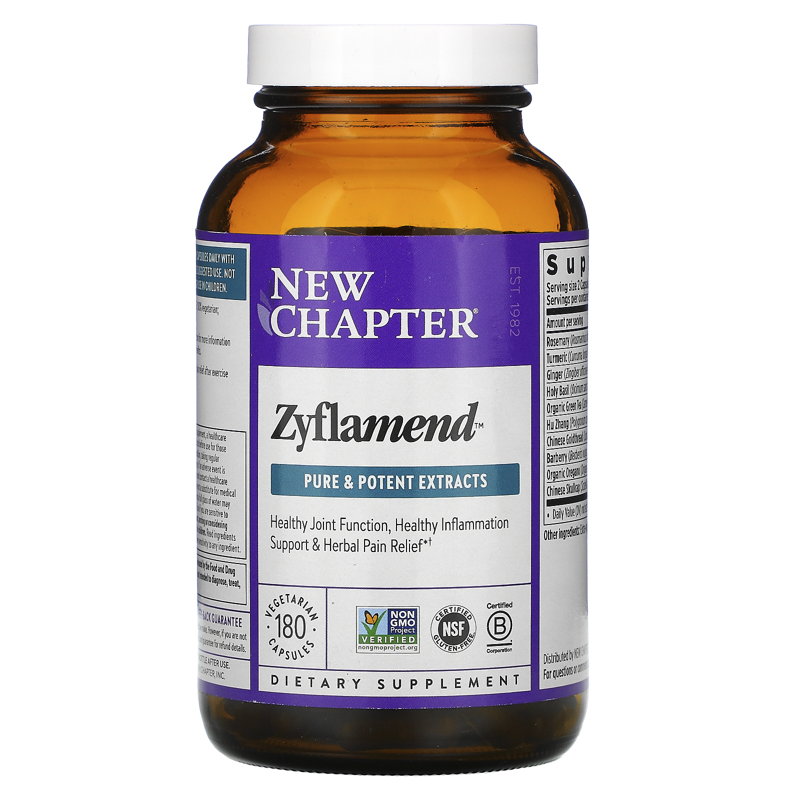 New Chapter, Zyflamend, 180 Vegetarian Capsules - iHerb