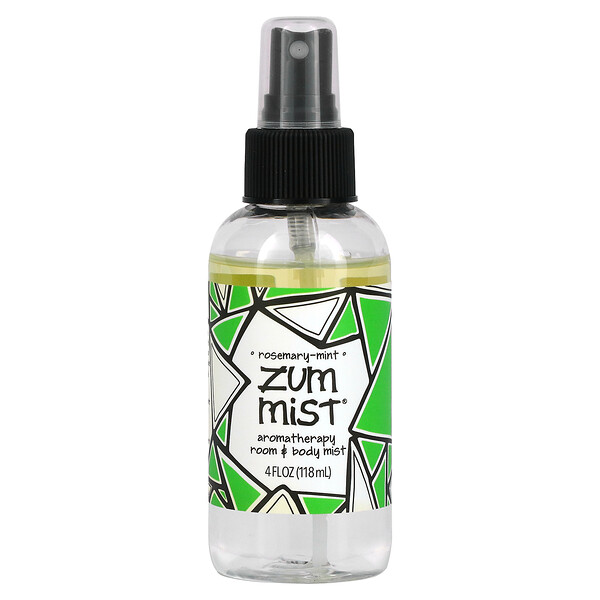 ZUM, Zum Mist, Aromatherapy Room & Body Mist, Rosemary-Mint, 4 fl oz ...