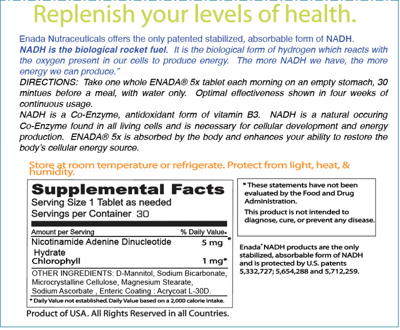 ENADA, 5x, 5 mg, 30 Tablets