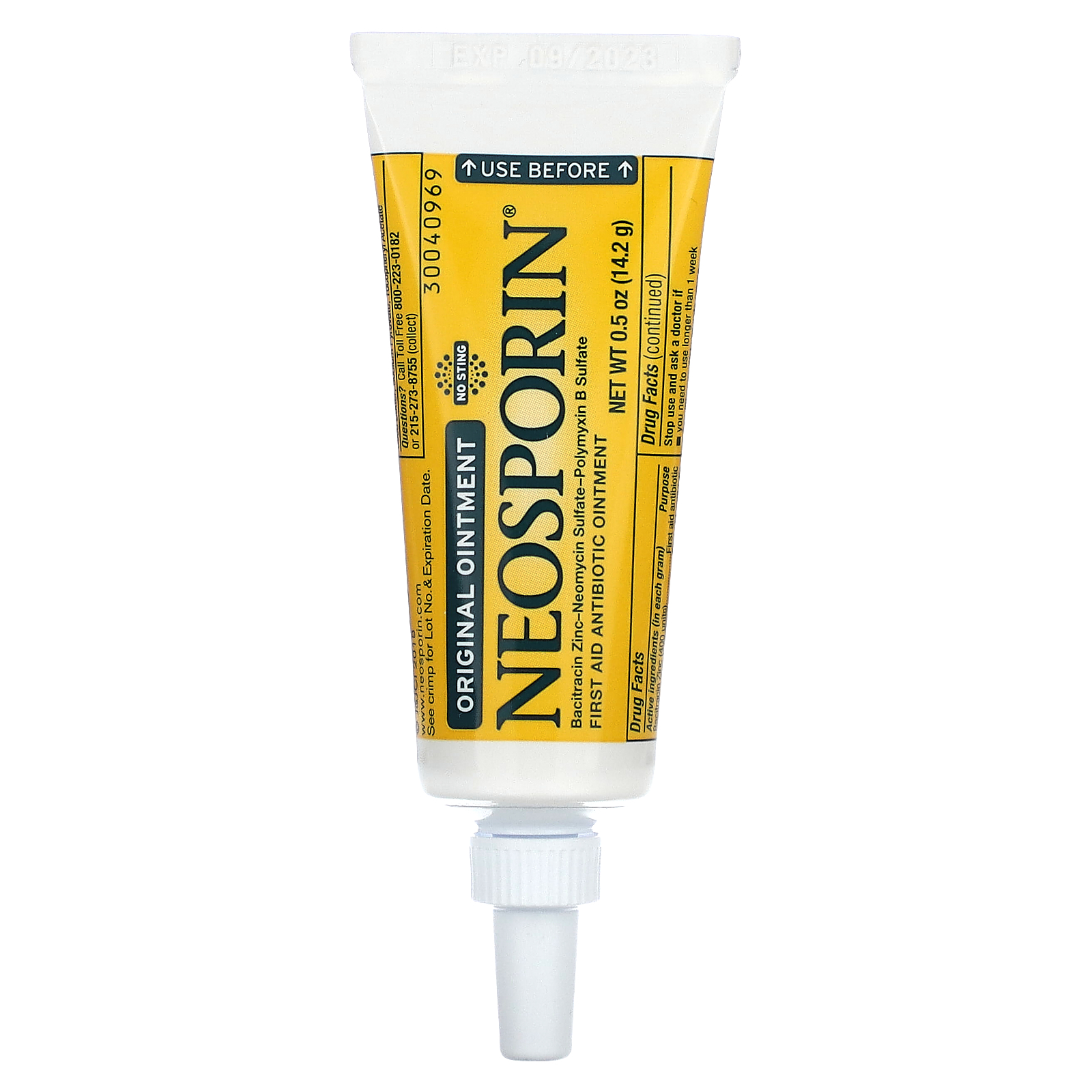 Neosporin, Ungüento antibiótico de primeros auxilios, Original`` 14,2 g ...