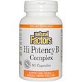 Natural Factors, Hi Potency B Complex, 90 Capsules - iHerb.com