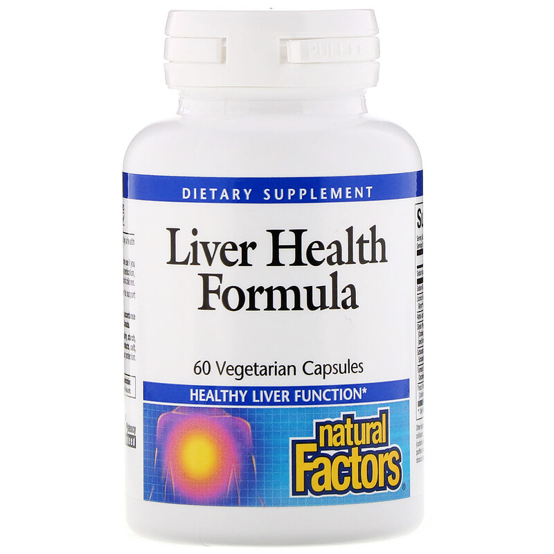Natural Factors, Liver Health Formula, 60 Vegetarian Capsules - iHerb