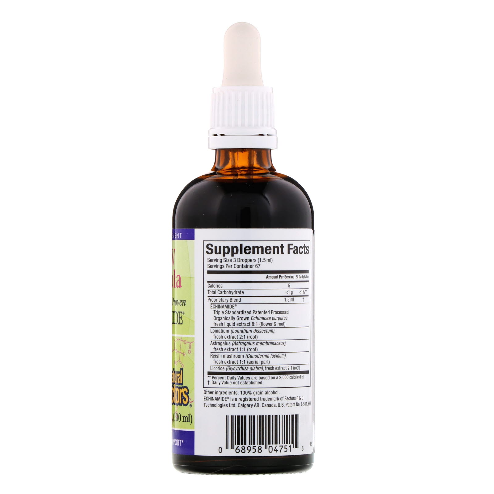 Natural Factors Anti V Formula With Clinically Proven Echinamide 3 4 Natural Factors Anti V Formula With Clinically Proven Echinamide 3 4