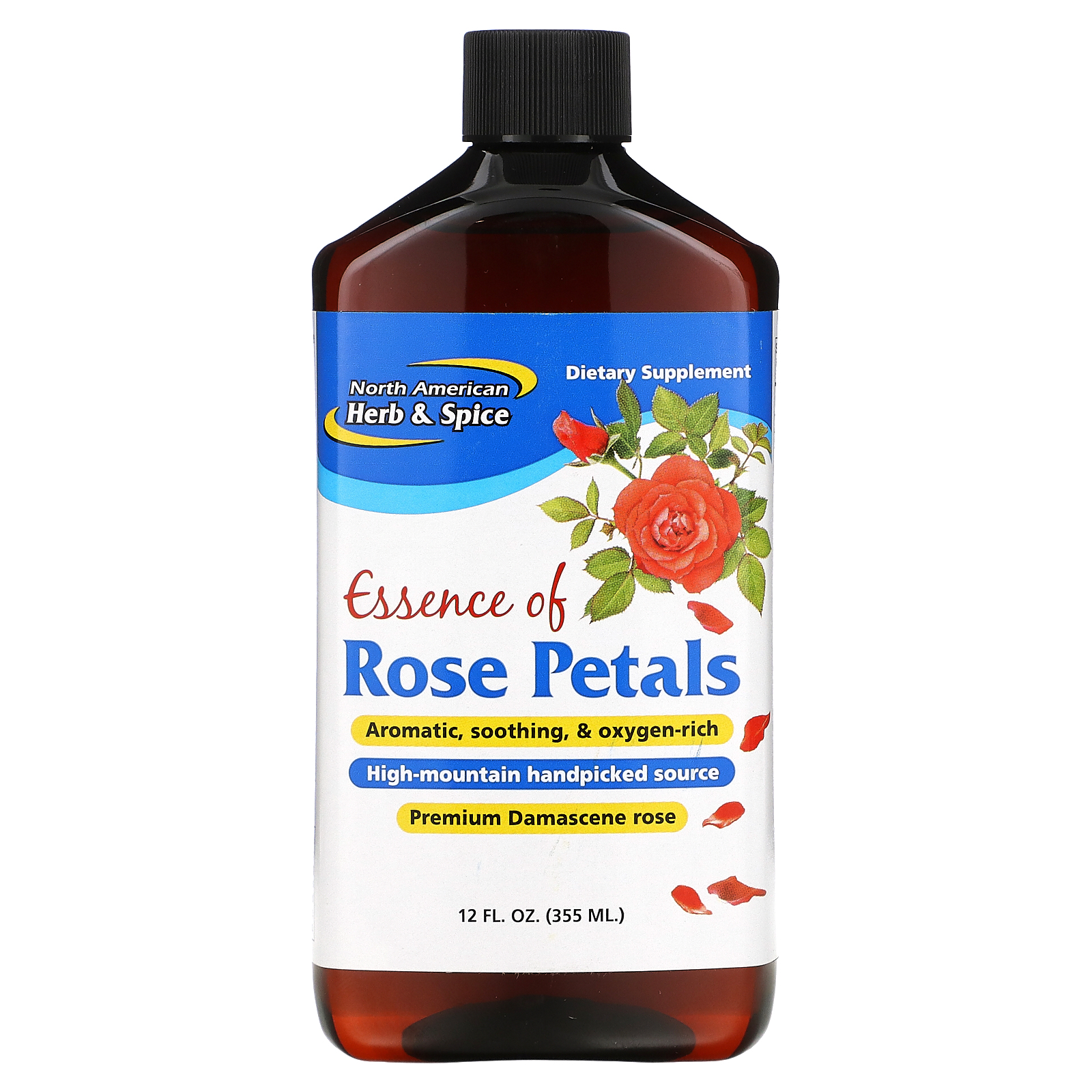 North American Herb & Spice Co., Essence of Rose Petals, 12 fl oz (355 ml)