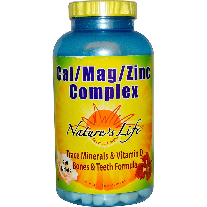 Nature's Life, Cal / Mag / Zinc Complex, 250 Tablets - iHerb