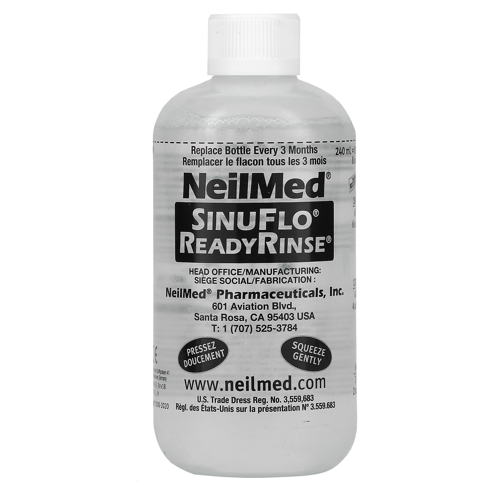 NeilMed, SinuFlo ReadyRinse, Premixed Nasal Wash, 2 Piece Kit