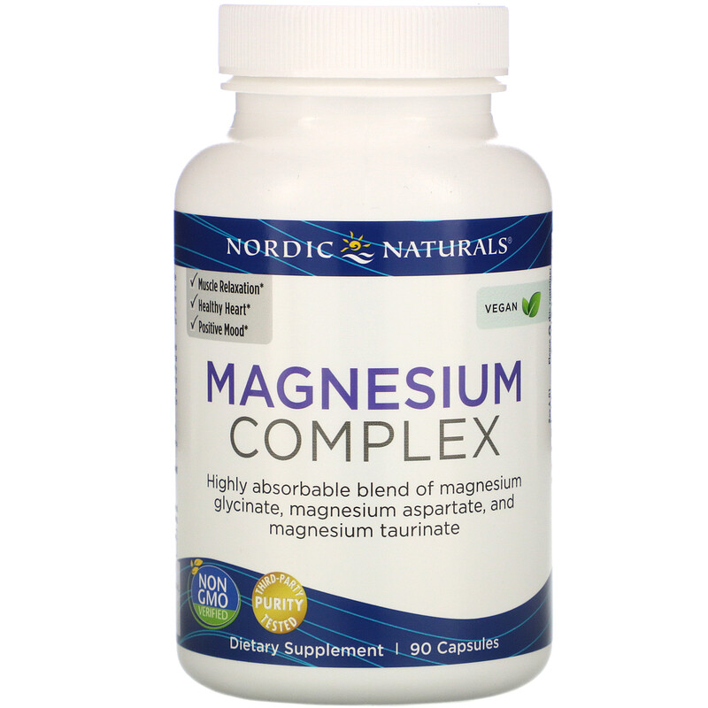 Nordic Naturals, Magnesium Complex, 90 Capsules - iHerb