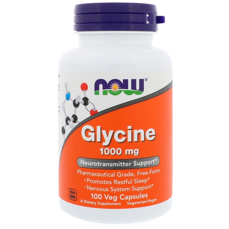 Now Foods, Glycine, 1,000 mg, 100 Veg Capsules - iHerb