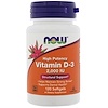 Now Foods, Vitamin D-3 High Potency , 2,000 IU, 120 Softgels - iHerb