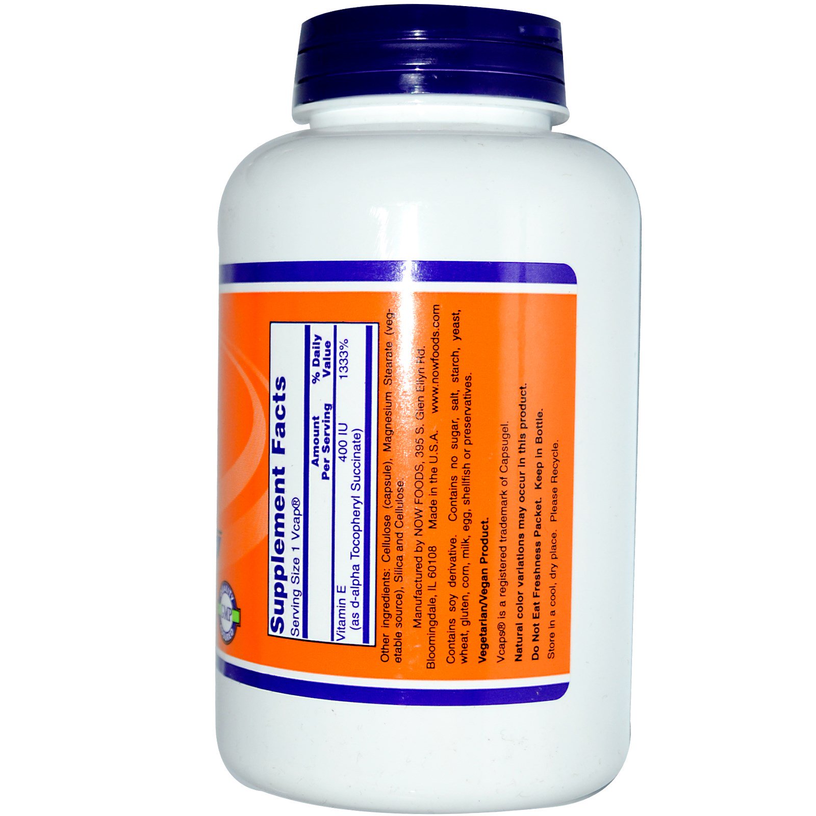 Now Foods Dry E 400 250 Vcaps IHerb Now Foods Dry E 400 250 Vcaps IHerb