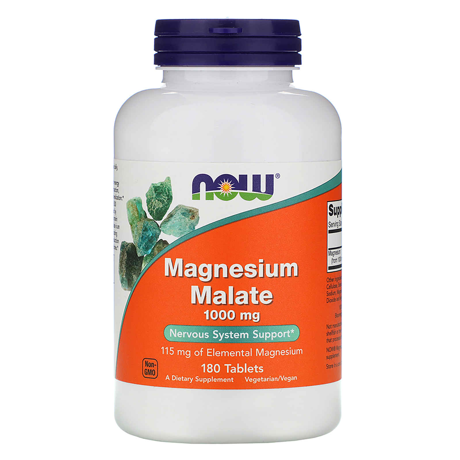 Now Foods, Magnesium Malate, 1.000 mg, 180 Tabletten - iHerb