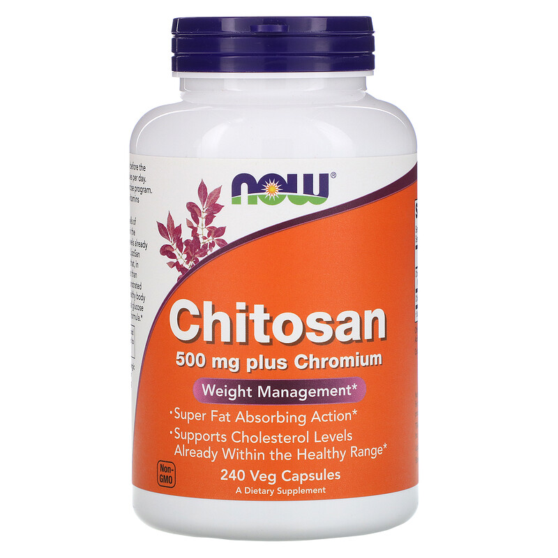 Now Foods, Chitosan, 500 mg, 240 Veg Capsules - iHerb