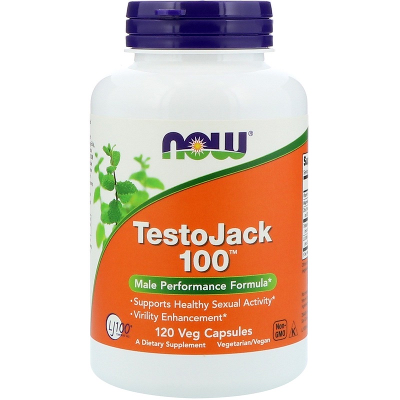 Now Foods, TestoJack 100, 120 كبسولة نباتية - iHerb