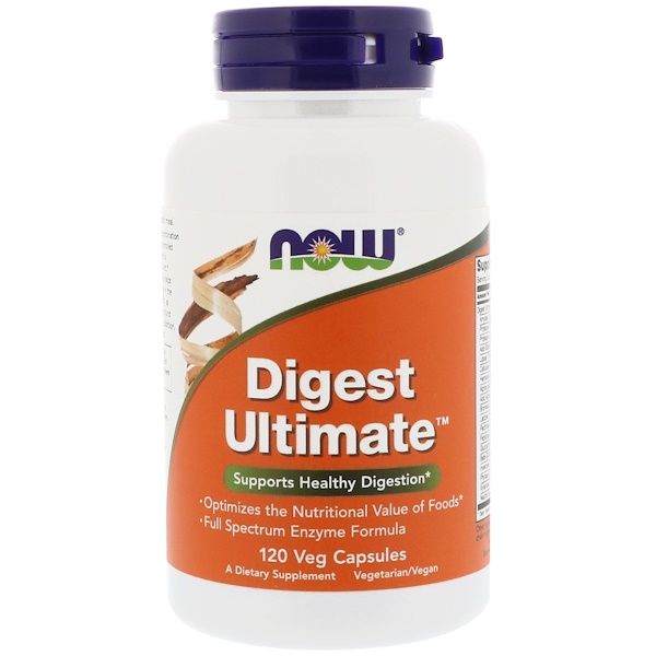 Now Foods, Digest Ultimate, 120 Veg Capsules - iHerb