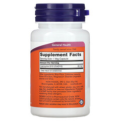 NOW Foods, CoQ10, 60 mg, 60 Veg Capsules