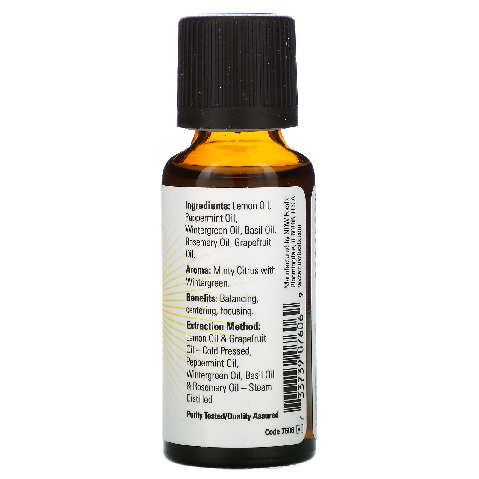 Now Foods, Essential Oils, Mental Focus, 1 fl oz (30 ml) - iHerb