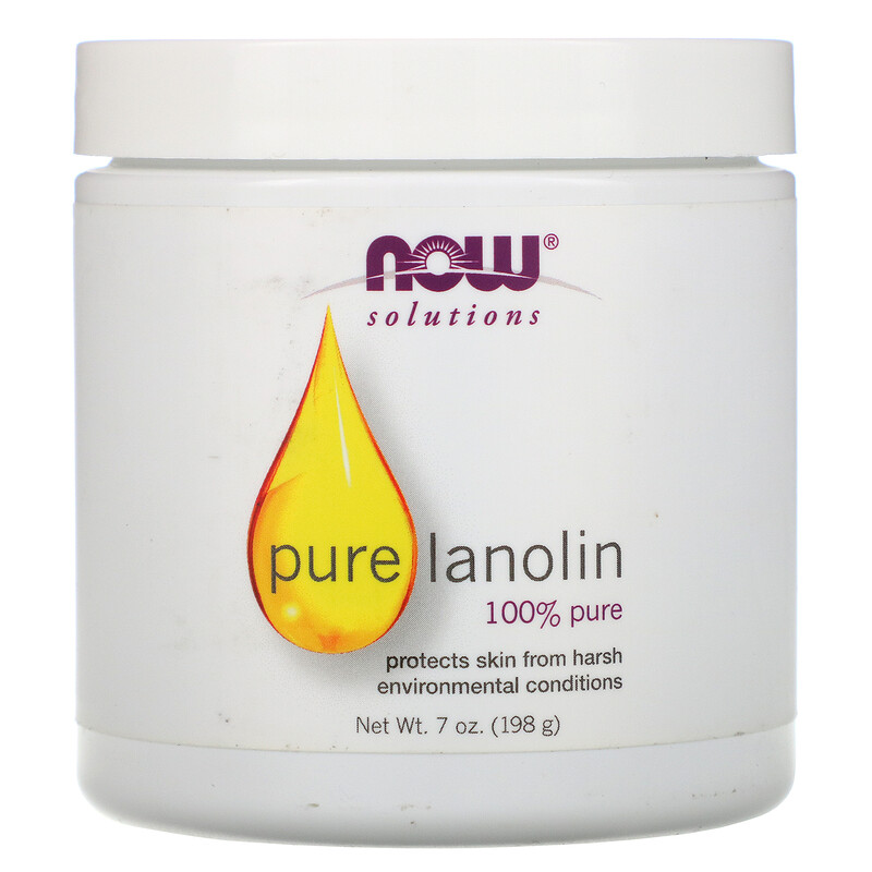 Now Foods, Solutions, Pure Lanolin, 7 oz (198 g) - iHerb