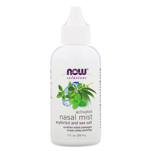 Now Foods, Solutions, Activated Nasal Mist, 2 fl oz (59 ml) - iHerb