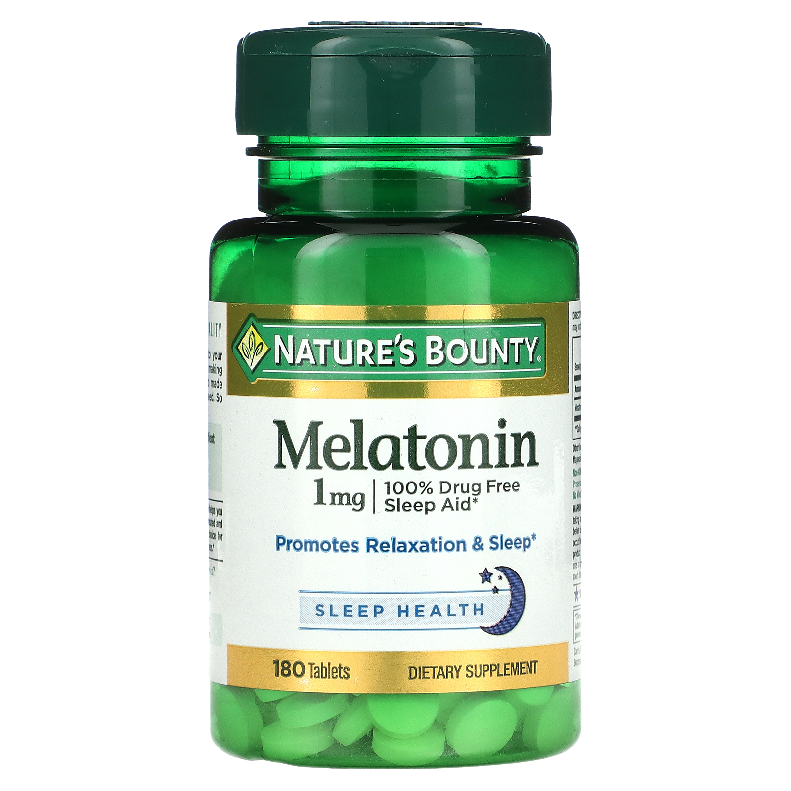 Nature's Bounty, Melatonin, 1 mg, 180 Tablets