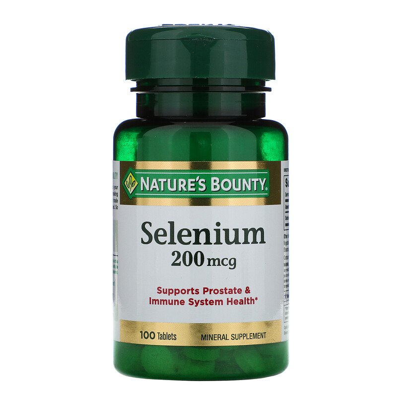 Nature's Bounty, Selenium, 200 mcg, 100 Tablets - iHerb