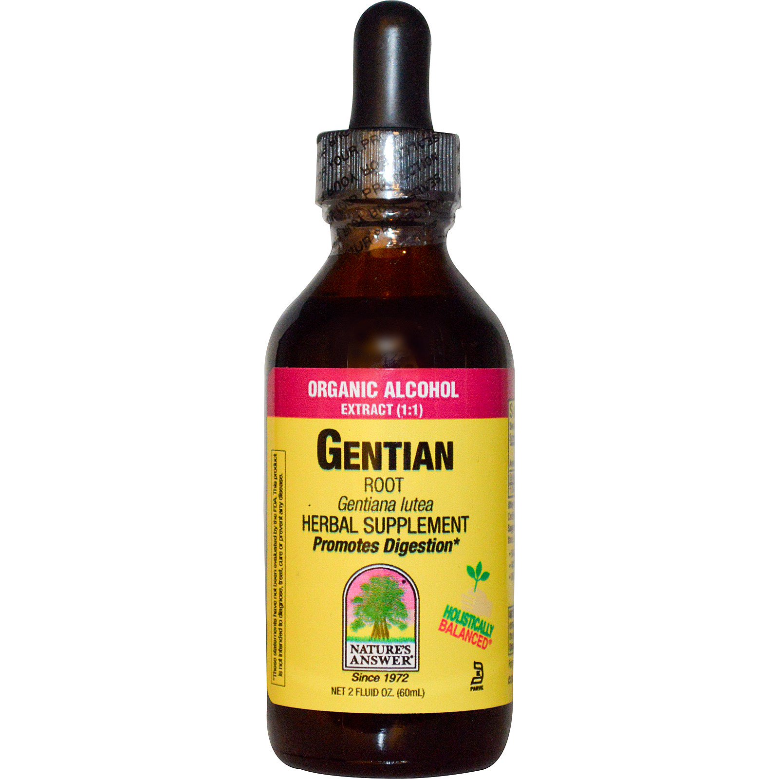Nature's Answer, Gentian, 1,000 mg, 2 fl oz (60 ml) - iHerb