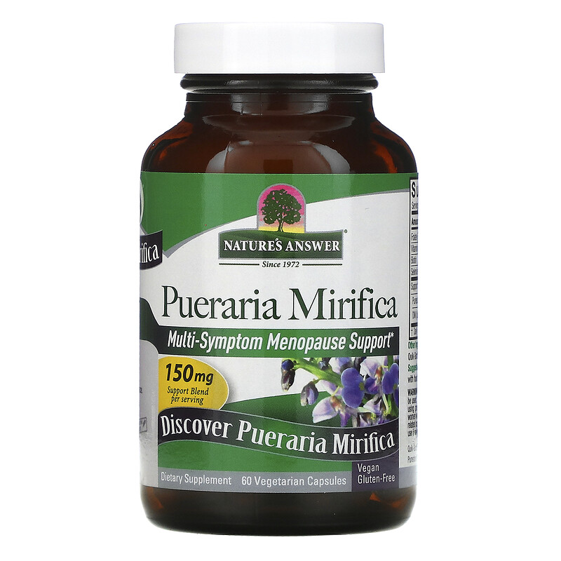 Nature's Answer, Pueraria Mirifica, 150 mg, 60 Vegetarian Capsules - iHerb
