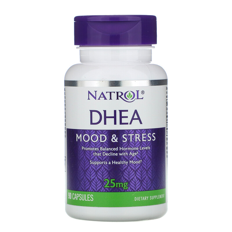 Natrol, DHEA, 25 mg, 90 Capsules - iHerb