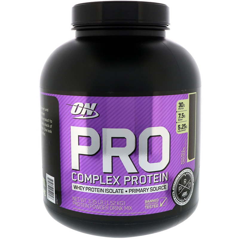 Optimum Nutrition, Pro Complex Protein, Rich Milk Chocolate, 3.35 lbs ...