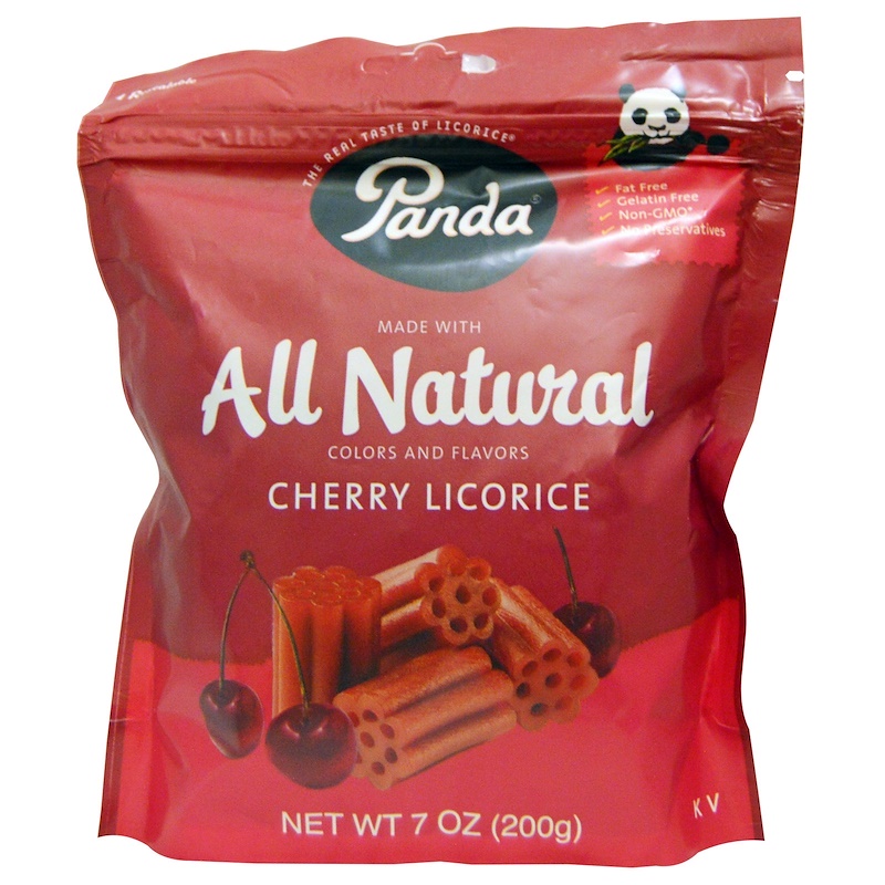 Panda Licorice, All Natural Cherry Licorice, 7 oz (200 g) - iHerb
