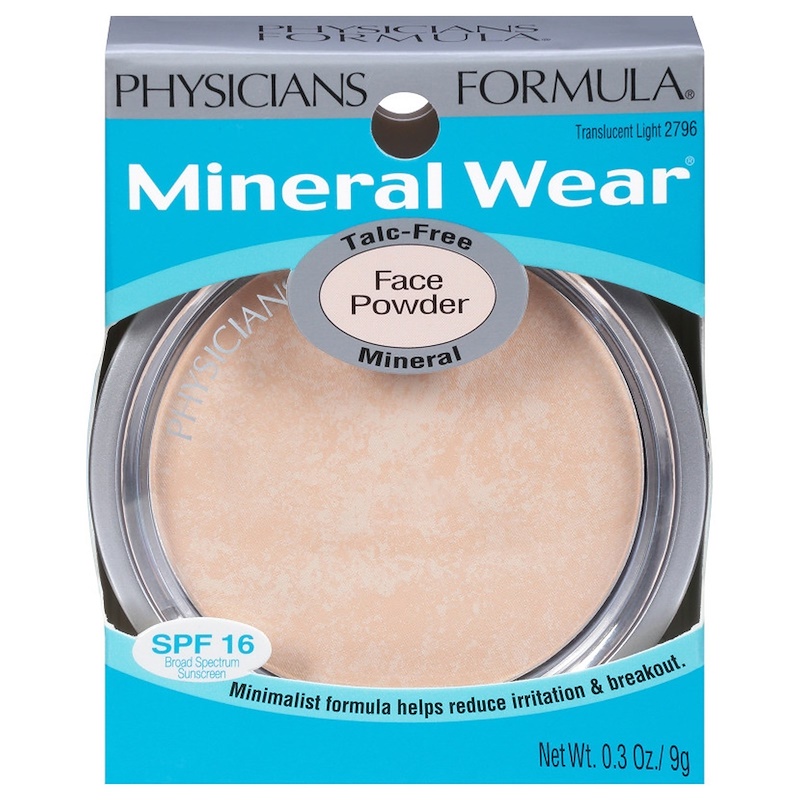 Physicians Formula, Mineral Wear, Mineral Face Powder, Translucent ...