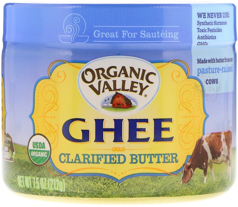 Organic Valley, 기 클래리파이드 버터(Ghee Clarified Butter), 212g (7.5온스) - iHerb