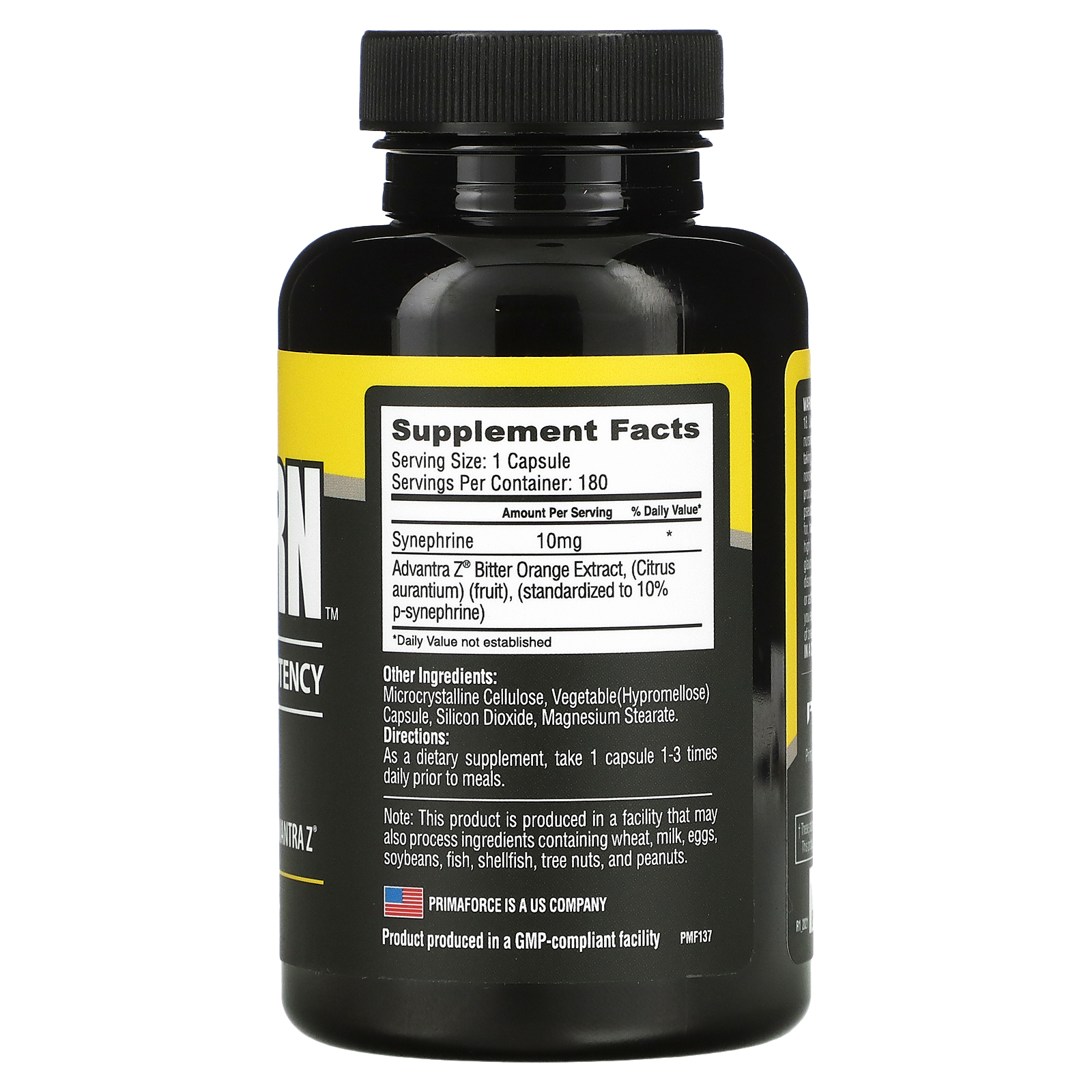 Primaforce, SYNEBURN, 10 mg, 180 Capsules