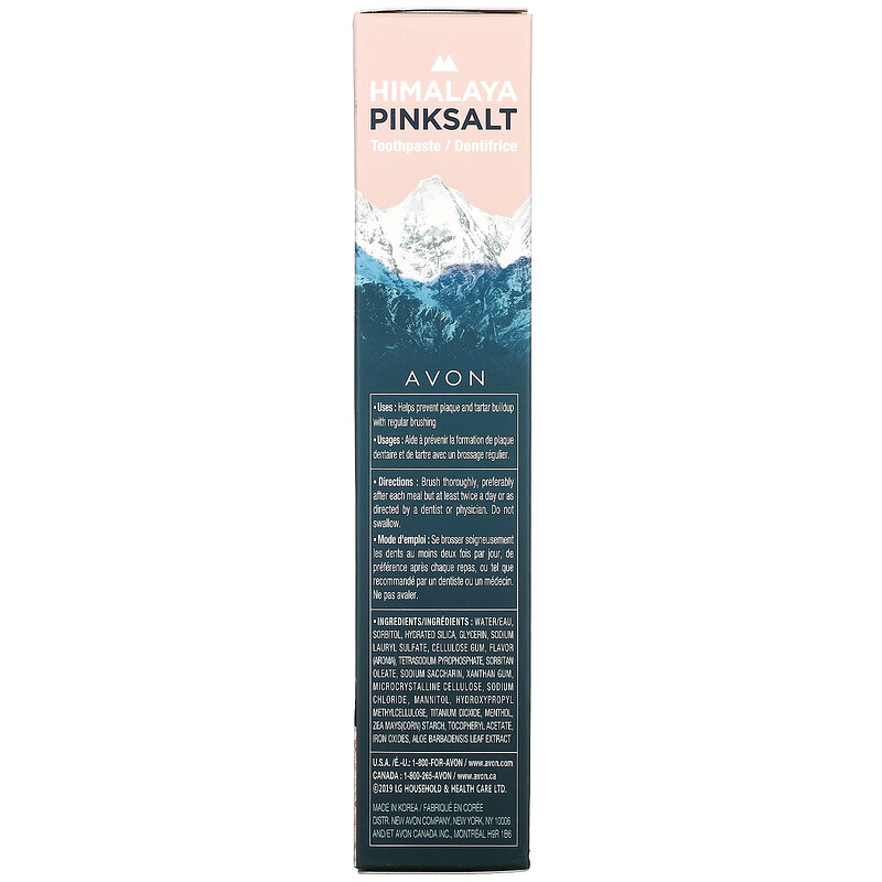 Perioe, Himalaya Pink Salt Toothpaste, Floral Mint, 3.4 oz (100 g ...