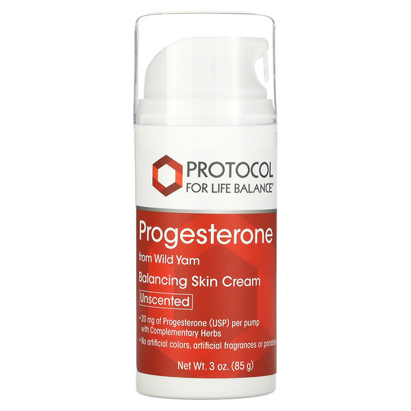 Protocol for Life Balance, Progesterone, Balancing Skin Cream ...