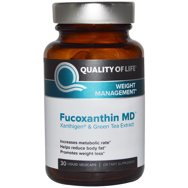 Quality of Life Labs, Fucoxanthin MD, 30 Liquid Veggie Caps - iHerb