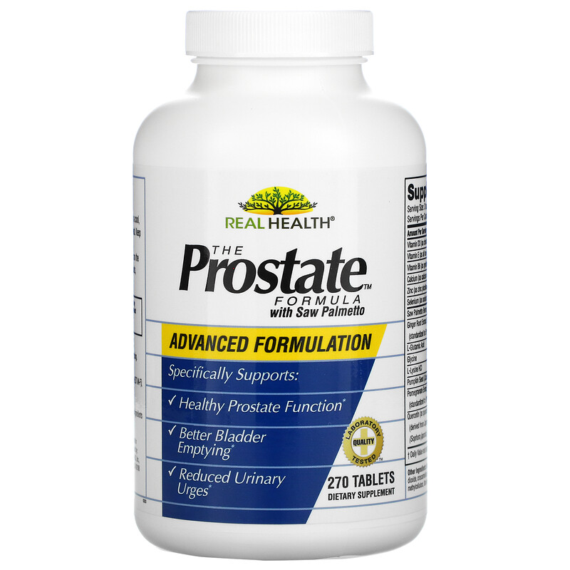 Real Health, The Prostate Formula, Fórmula para la próstata con palma ...