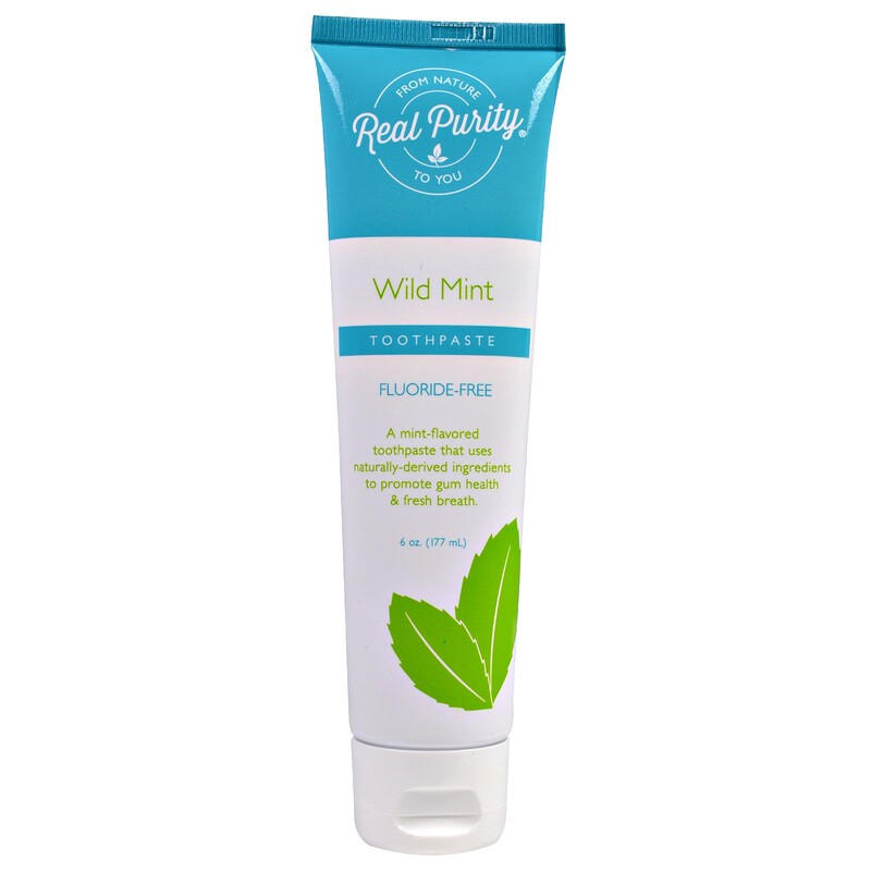 Real Purity, Toothpaste, Wild Mint, 6 oz (177 ml) - iHerb
