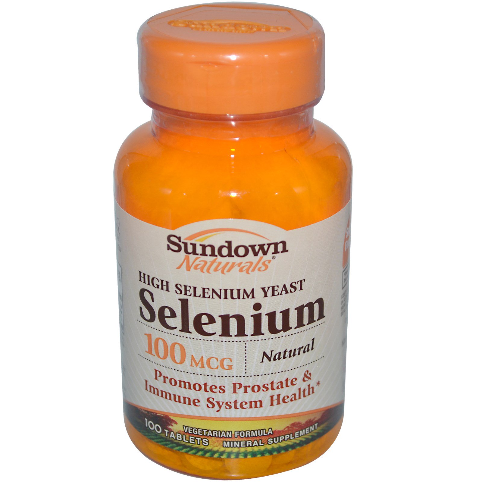 Sundown Naturals High Selenium Yeast Selenium 100 Mcg 100 Tablets 