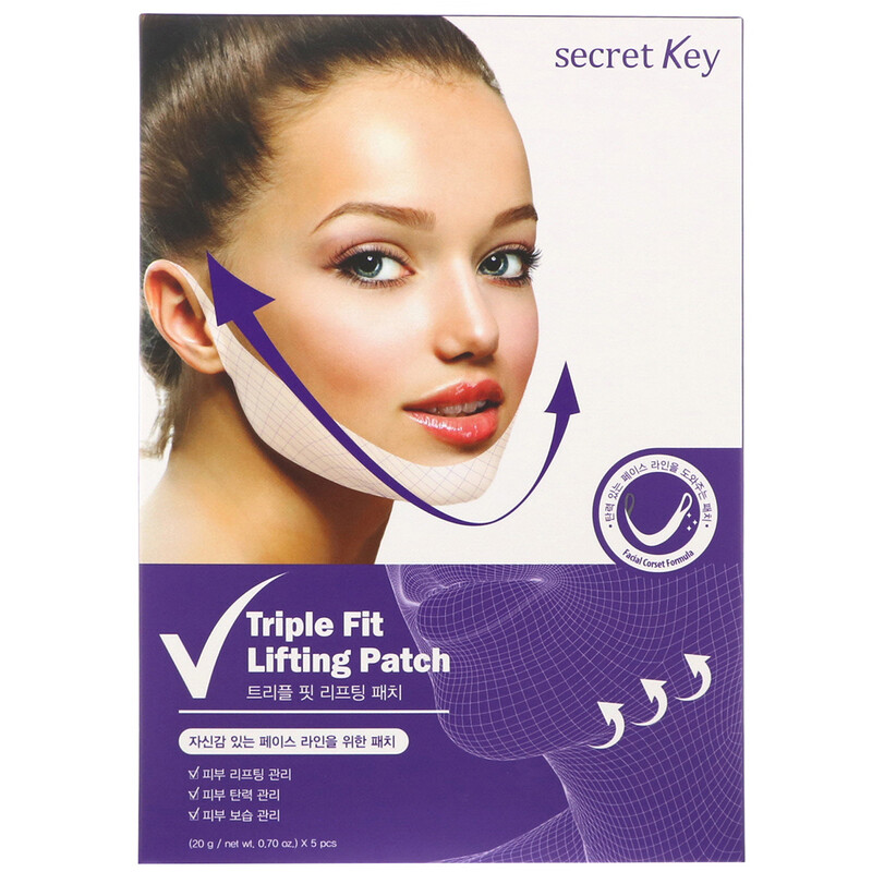 Secret Key Triple Fit Lifting Patch 5 Patches 0 70 Oz 20 G Each secret-key-triple-fit-lifting-patch-5-patches-0-70-oz-20-g-each