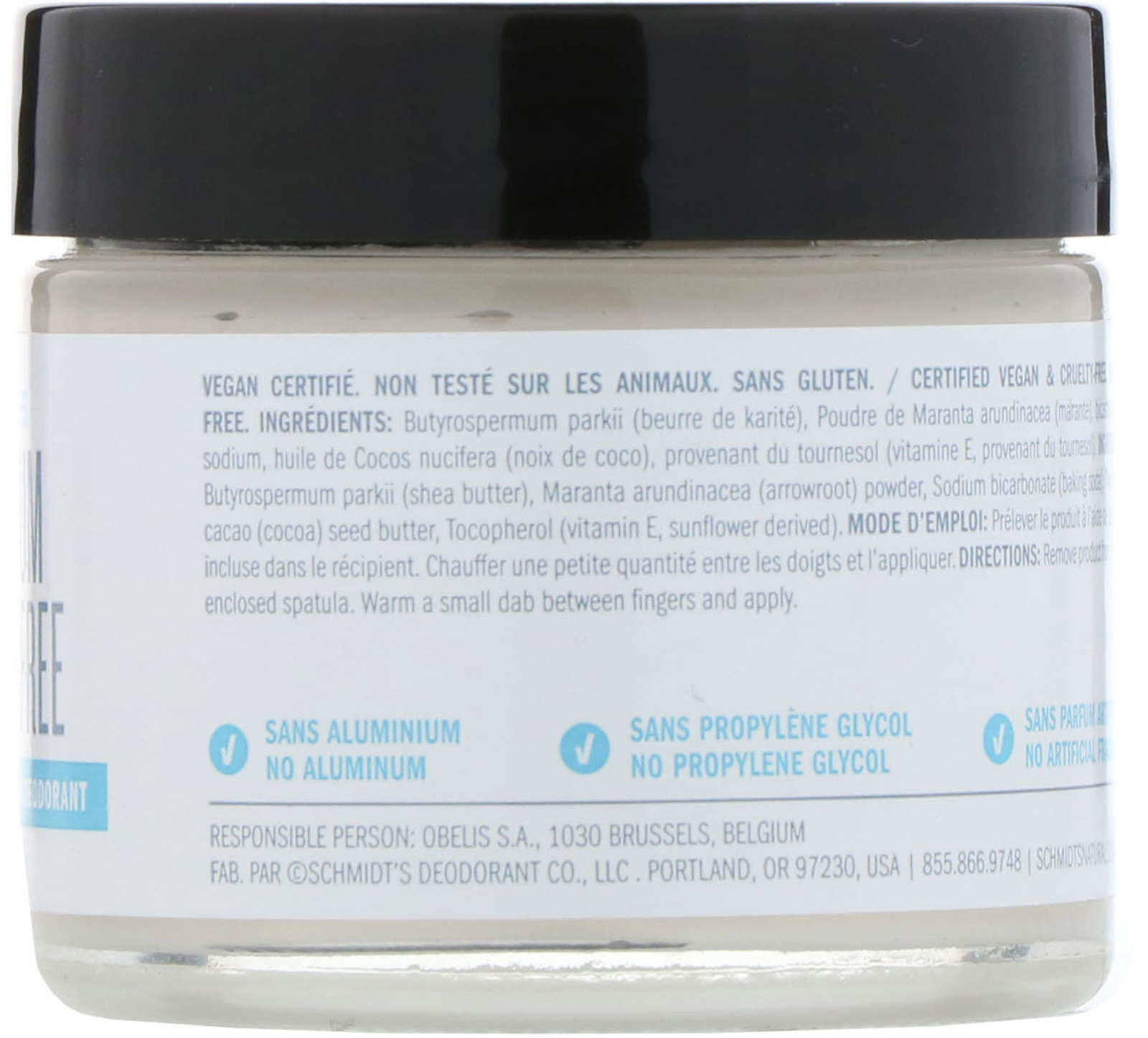 Schmidt's, Natural Deodorant, Fragrance-Free, 2 oz (56.7 g) - iHerb