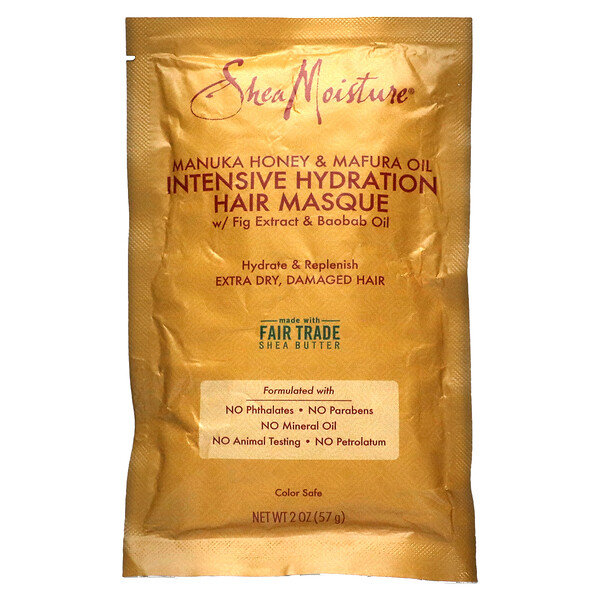 SheaMoisture, Manuka Honey & Mafura Oil Intensive Hydration Hair Masque ...