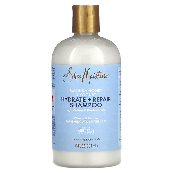 SheaMoisture, Manuka Honey & Yogurt, Hydrate + Repair Shampoo with ...