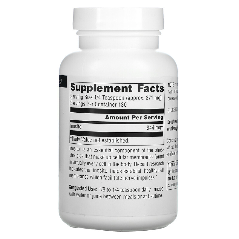 Source Naturals, Pure Inositol Powder, 4 oz (113.4 g) - iHerb