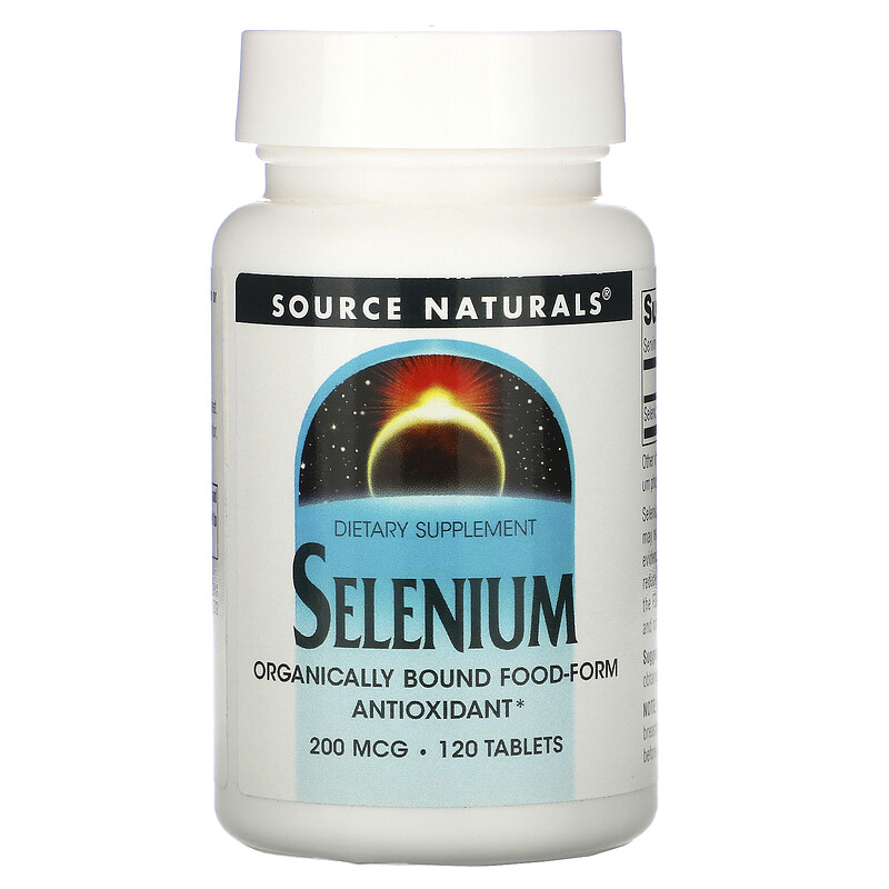 Source Naturals, Selenium, 200 mcg, 120 Tablets - iHerb