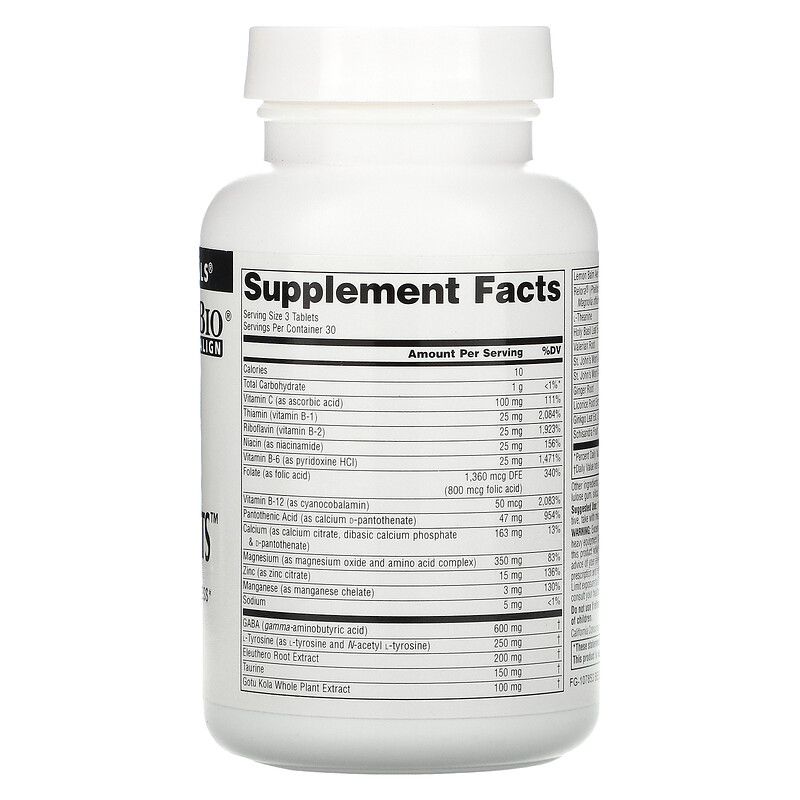 Source Naturals, Calm Thoughts, 90 Tablets - iHerb